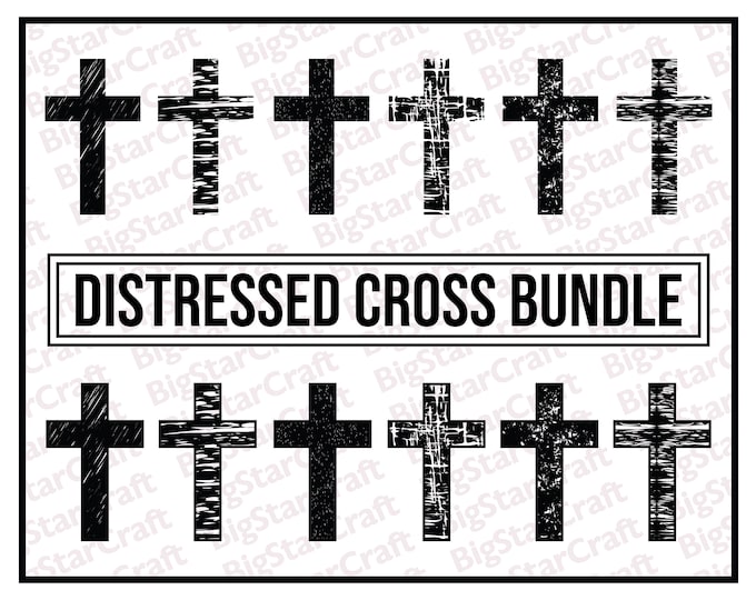 DISTRESSED CROSS SVG, Distressed Cross Clipart, Distressed Cross Svg ...