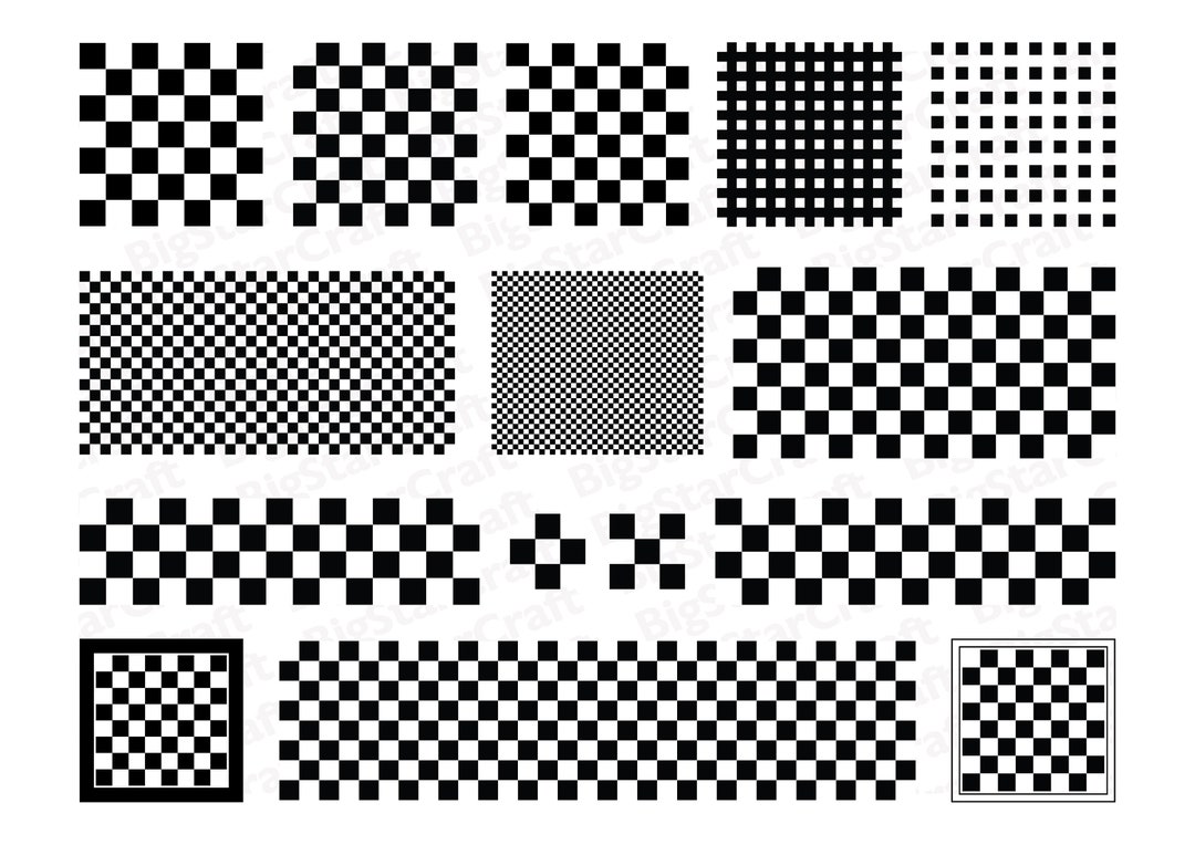 CHECKERED BUNDLE SVG, Instant Download, Checkered Pattern Svg, Bundle ...