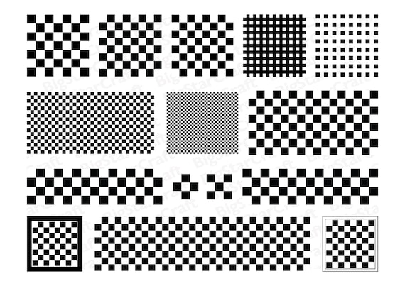 CHECKERED BUNDLE SVG Instant Download Checkered Pattern Svg - Etsy