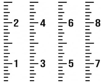 Metric Growth Chart Ruler Template Clipart / Childrens Height Wall ...