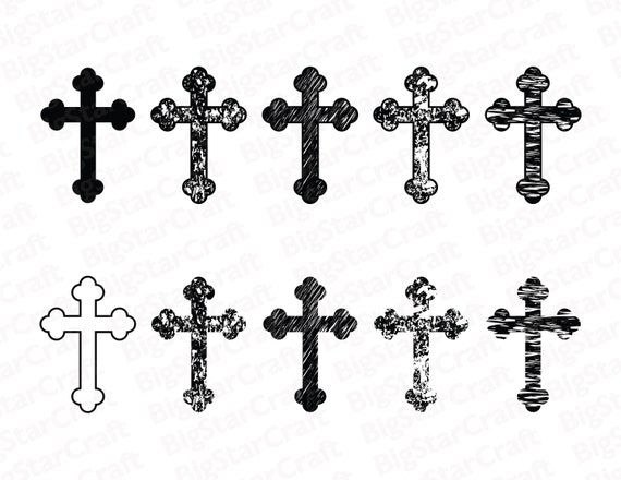 ORTHODOX CROSS SVG Bundle Instant Download Cross Svg | Etsy