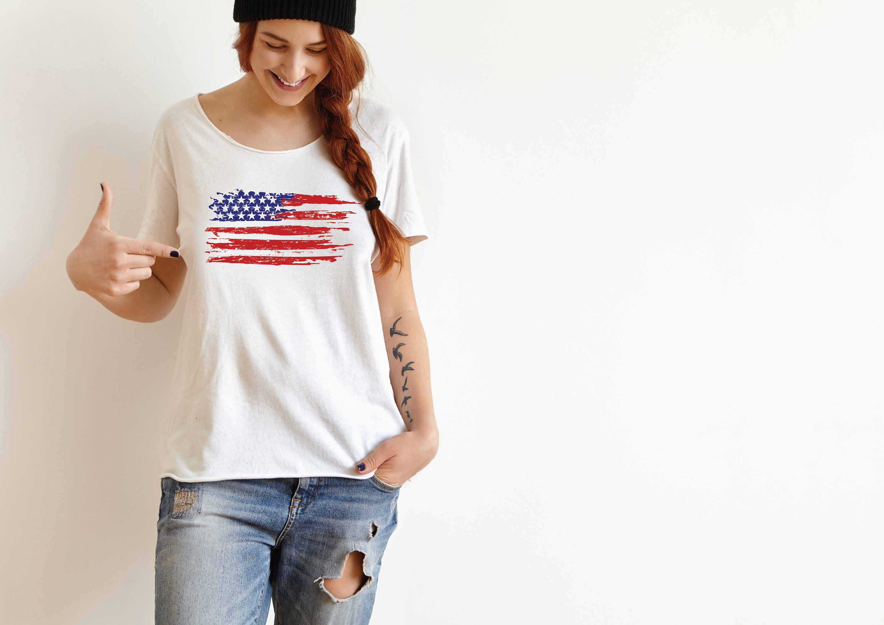 USA FLAG Distressed American Flag Svg 4th July SVG Flag - Etsy Australia