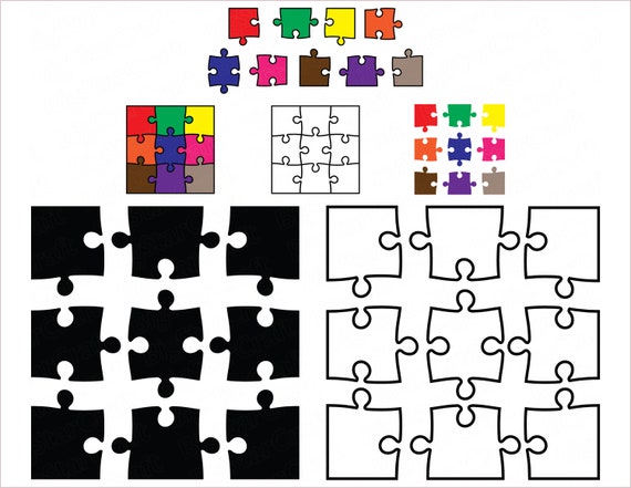 PUZZLE SVG Bundle Puzzle SVG Instant Download Puzzle Piece - Etsy Australia