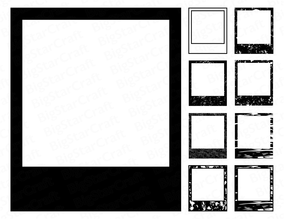 RETRO FRAMES SVG Instant Download Retro Picture Frames Svg - Etsy