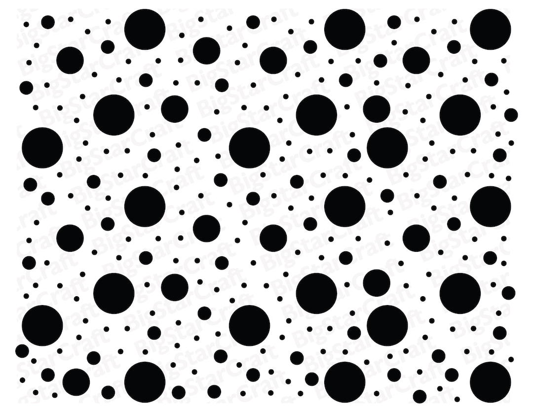 POLKA DOT Pattern SVG, Instant Download, Polka Dot Svg, Digital ...
