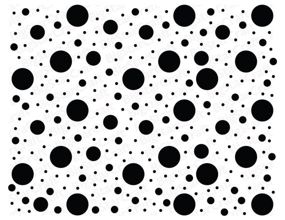 Polka Dot Pattern Svg Instant Download Polka Dot Svg Etsy