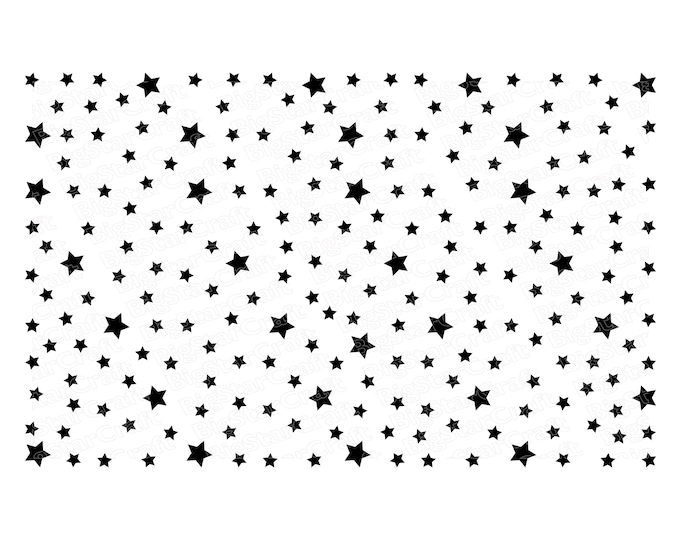 Falling Stars Pattern SVG Night Sky Stars Print Svg Scattered Stars Svg ...