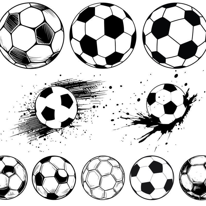 Soccer Ball Svg - Etsy