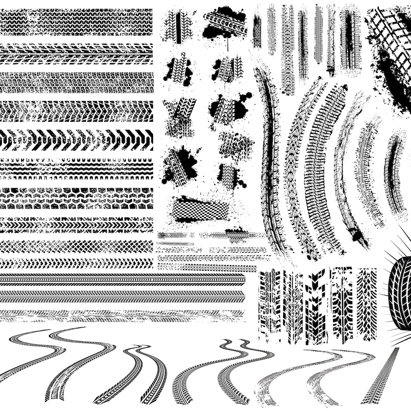 Tires and Race Clipart - Etsy UK