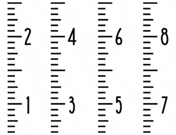 GROWTH CHART SVG Instant Download Growth Ruler Svg Kids - Etsy Canada