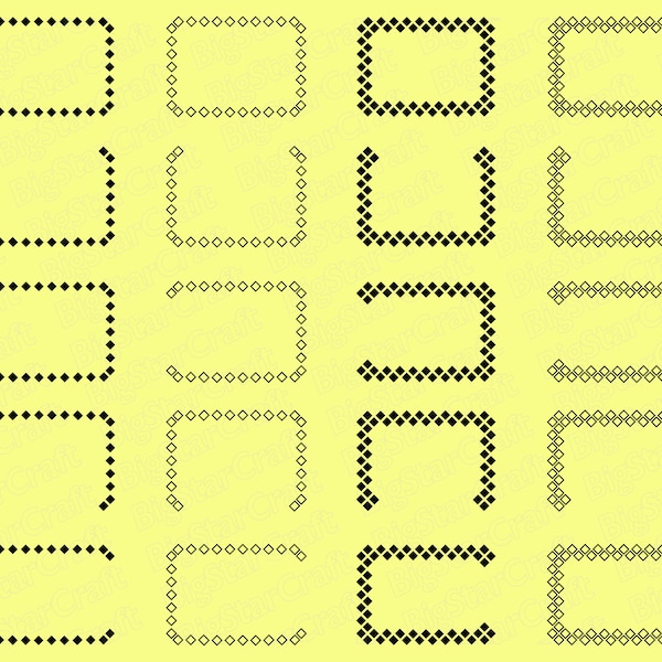 Diamond Shape Border Svg - Etsy