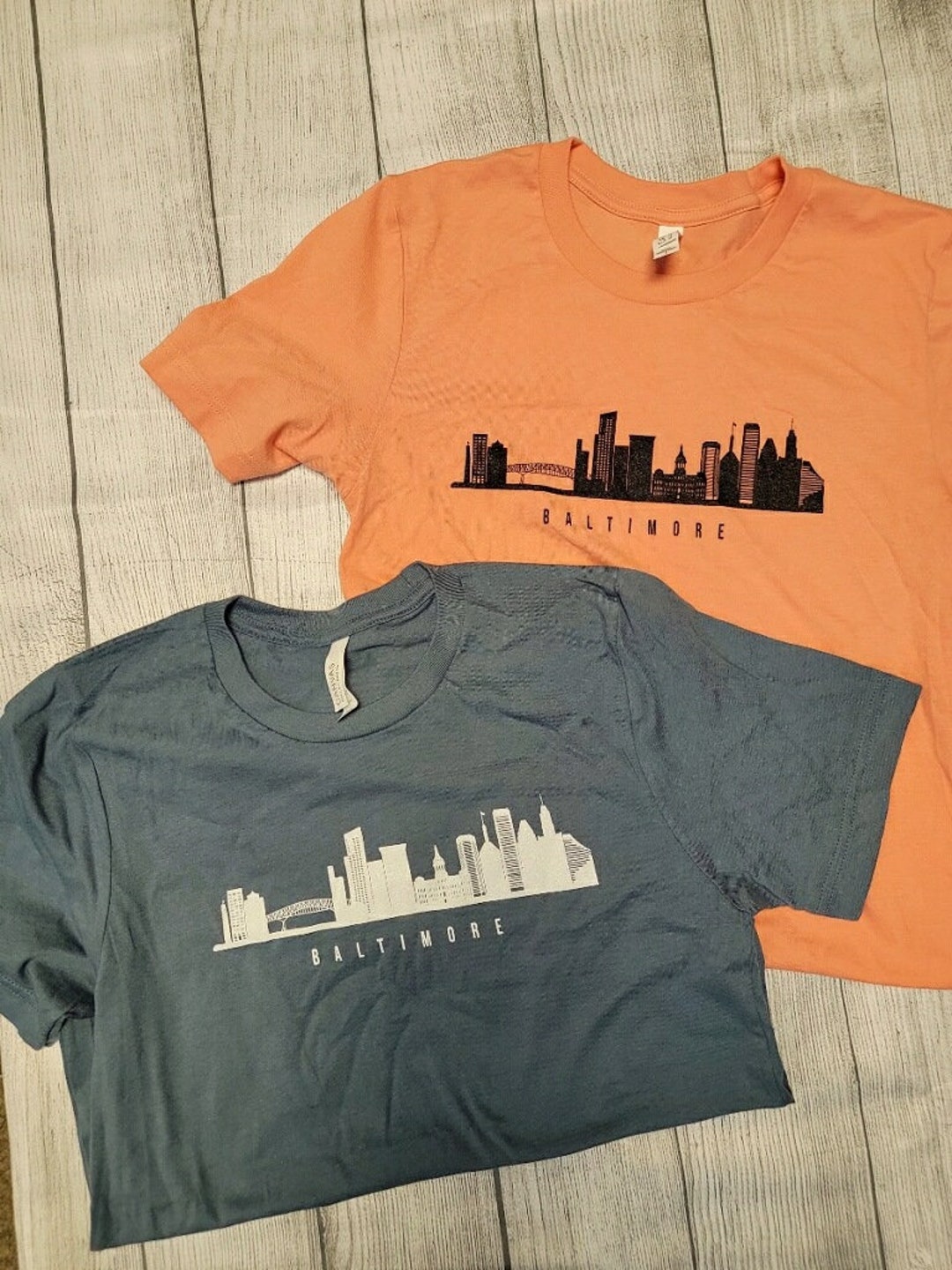 Baltimore Skyline T-shirt - Etsy