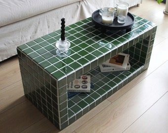 Tiled Coffee Table/shoe Rack, Shoey - Etsy