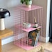 Metal Wire Mesh Bookshelf, Mesh - Etsy