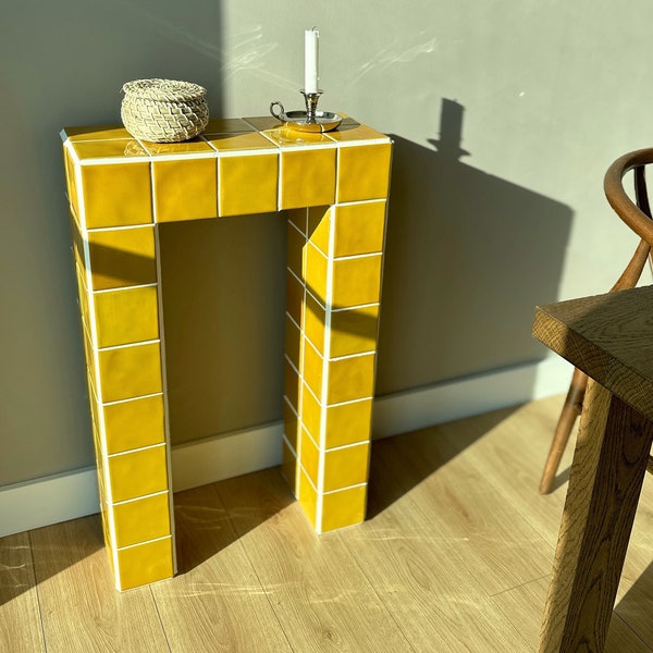 Tiled Coffee Table/shoe Rack, Shoey - Etsy