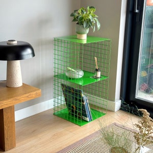 Metal Wire Mesh Bookshelf, Mesh - Etsy