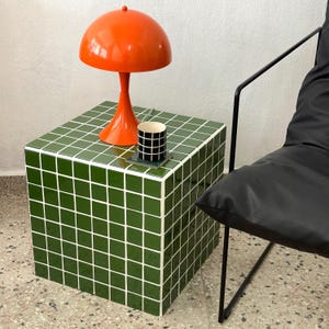 Tiled Cube Table, Box - Etsy