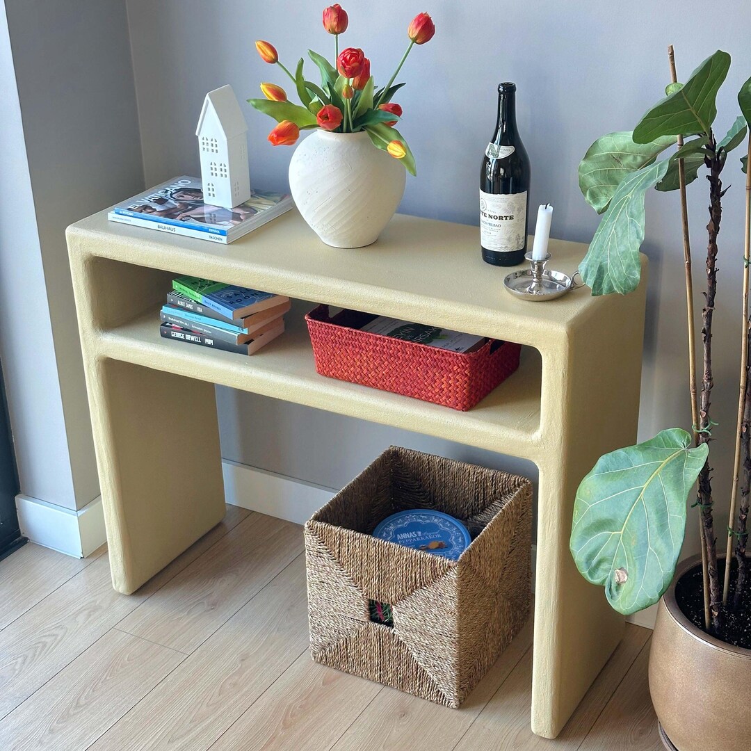 Luno Big Console, Concrete Texture - Etsy UK