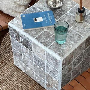 Tiled Cube Table, Box L - Etsy