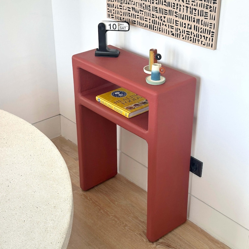 Luno Console, Concrete Texture - Etsy