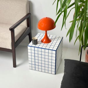 Tiled Cube Table, Box - Etsy