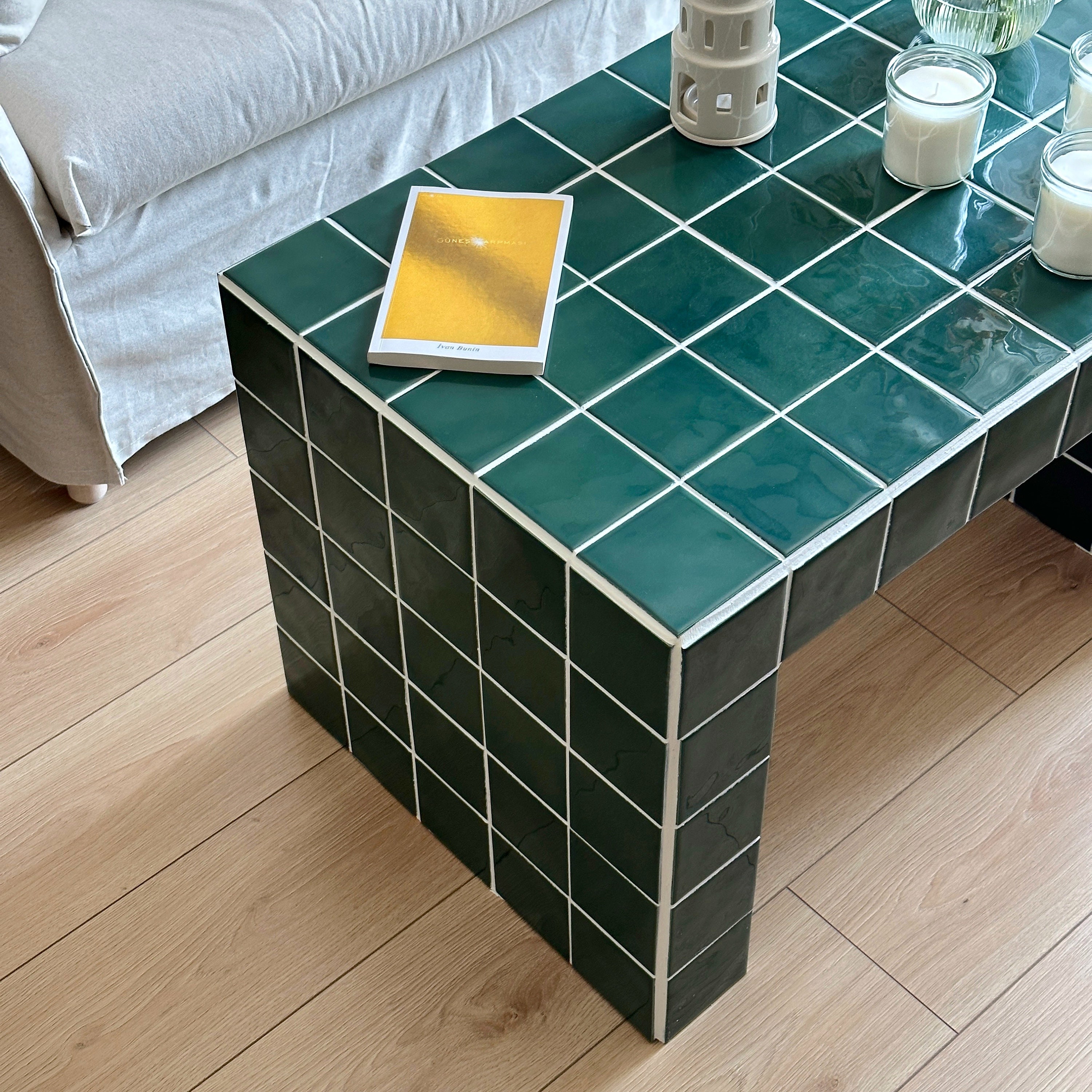 Tiled Coffee Table, Retro - Etsy