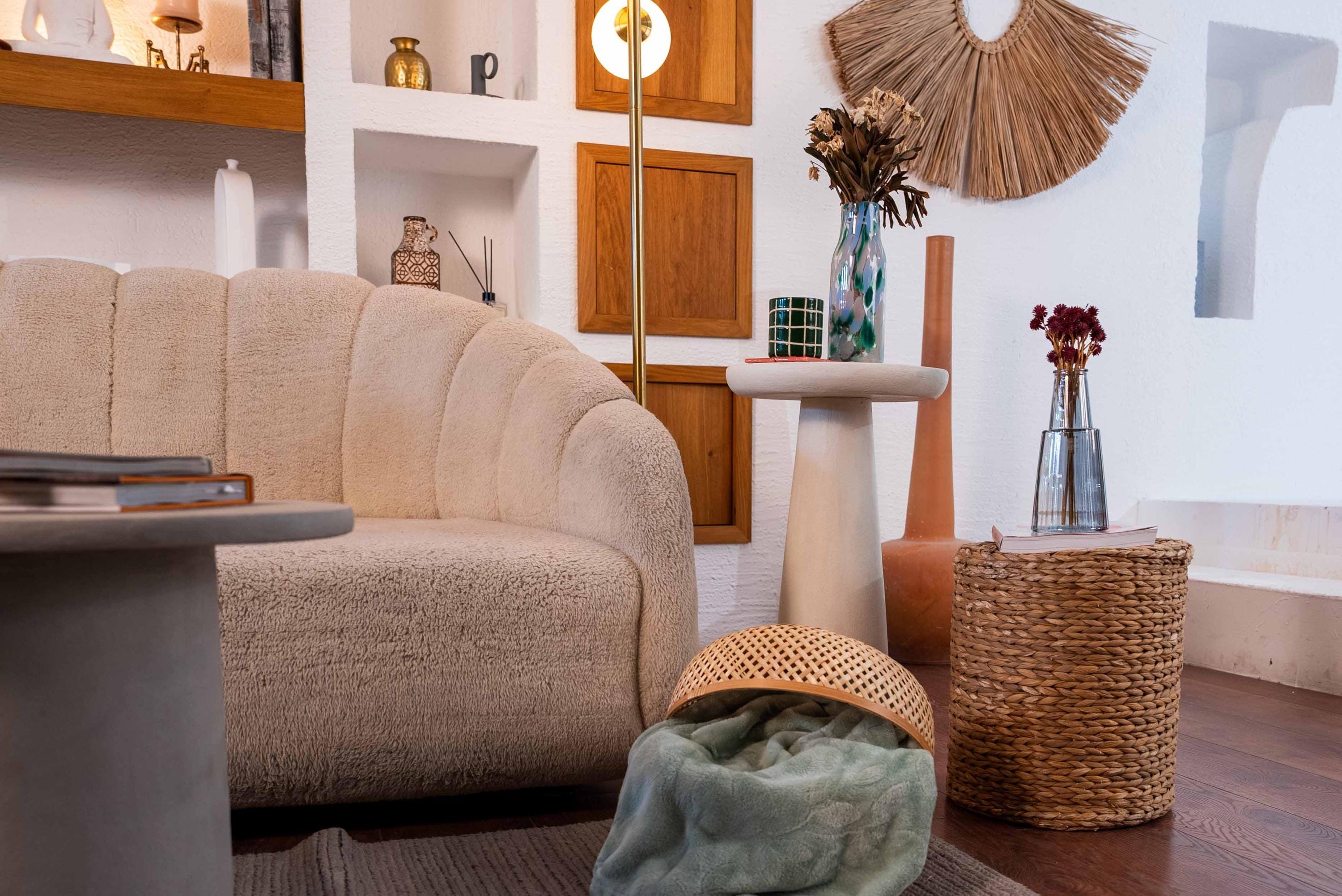 Dalton Side Table, Concrete Texture - Etsy