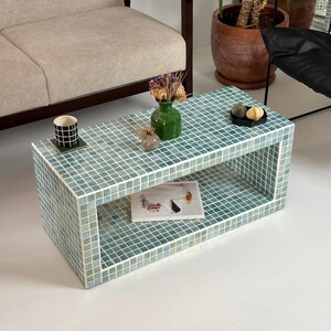 Tiled Coffee Table/shoe Rack, Shoey - Etsy
