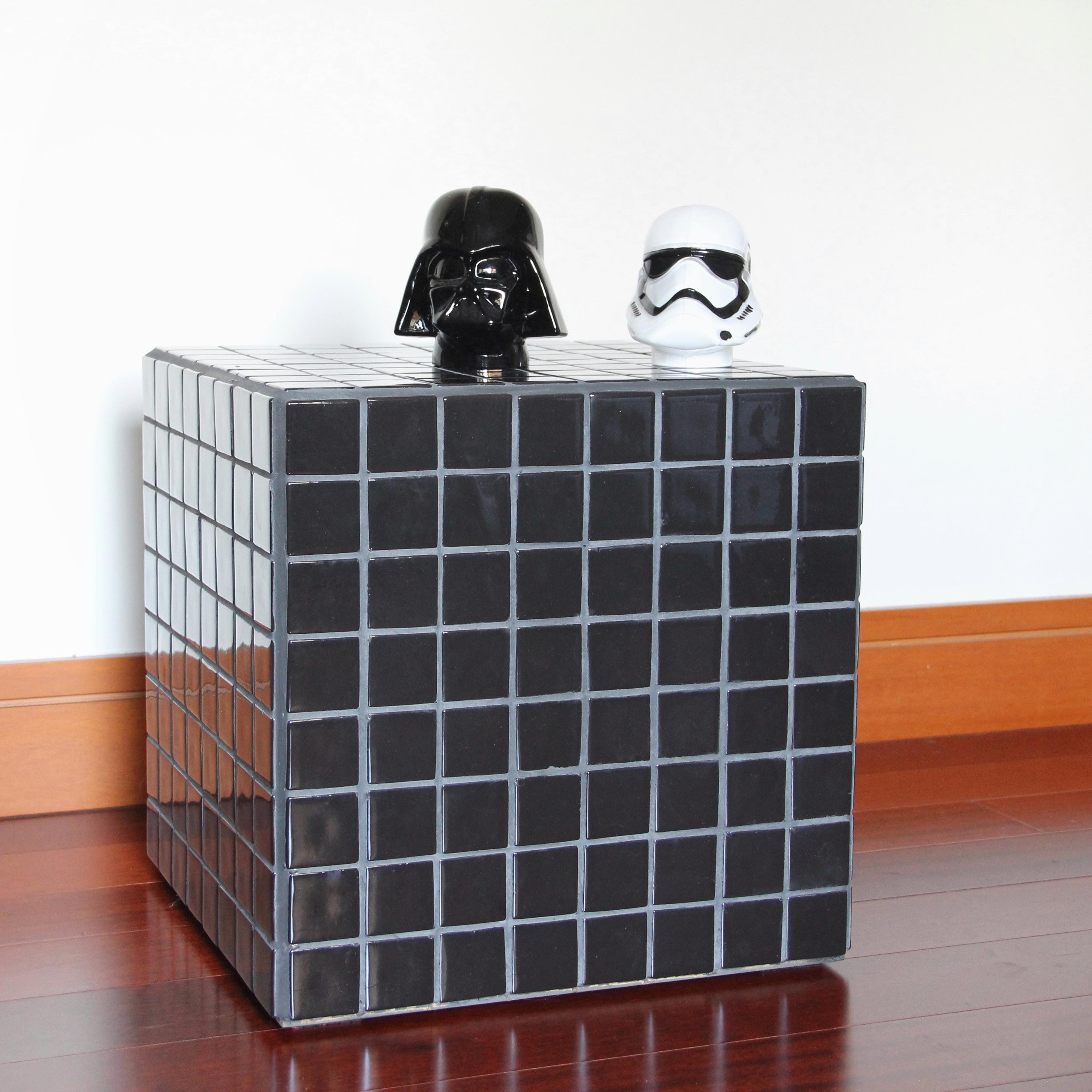 Tiled Side Table, Box M - Etsy