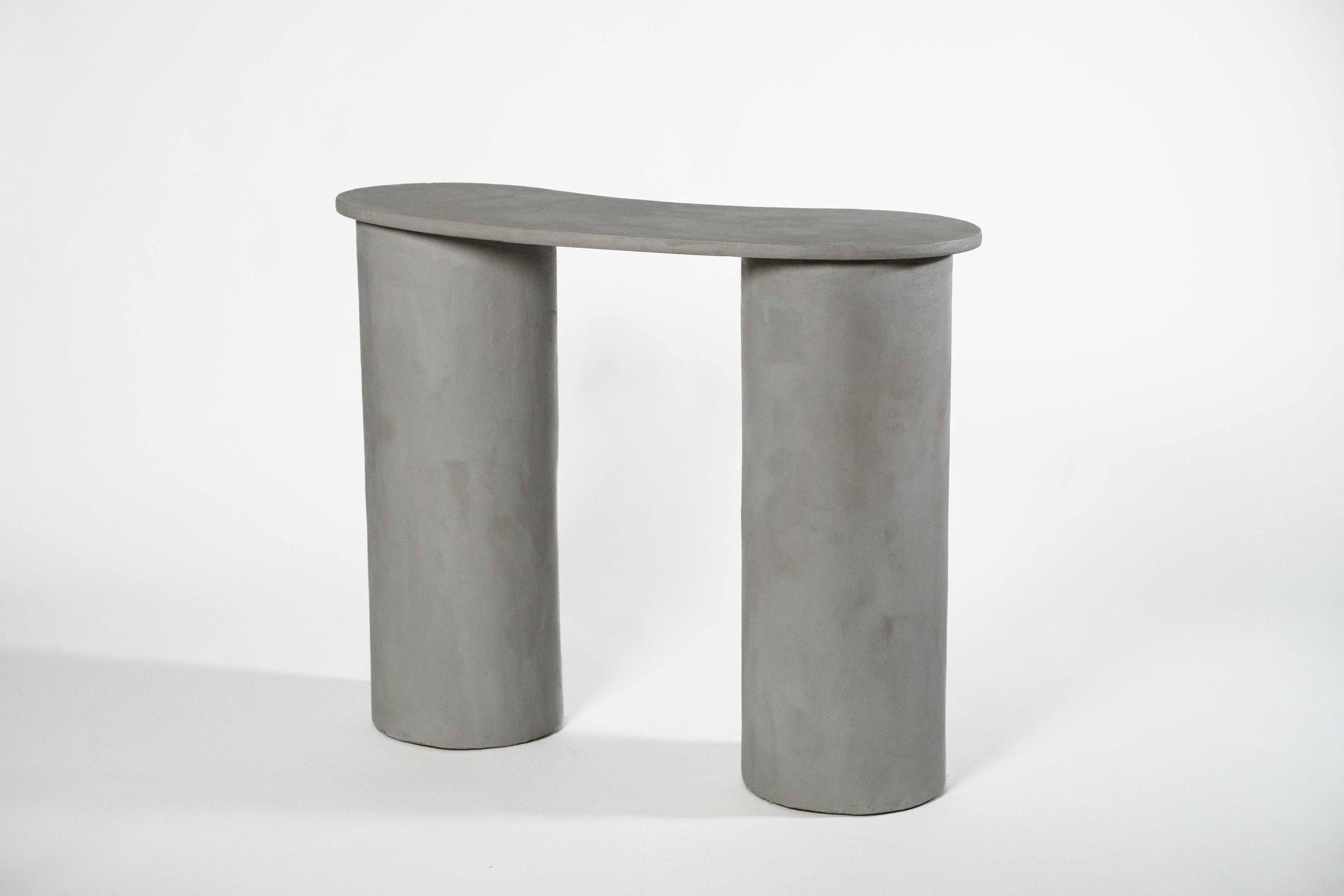 Bean Console, Micro Concrete Texture - Etsy