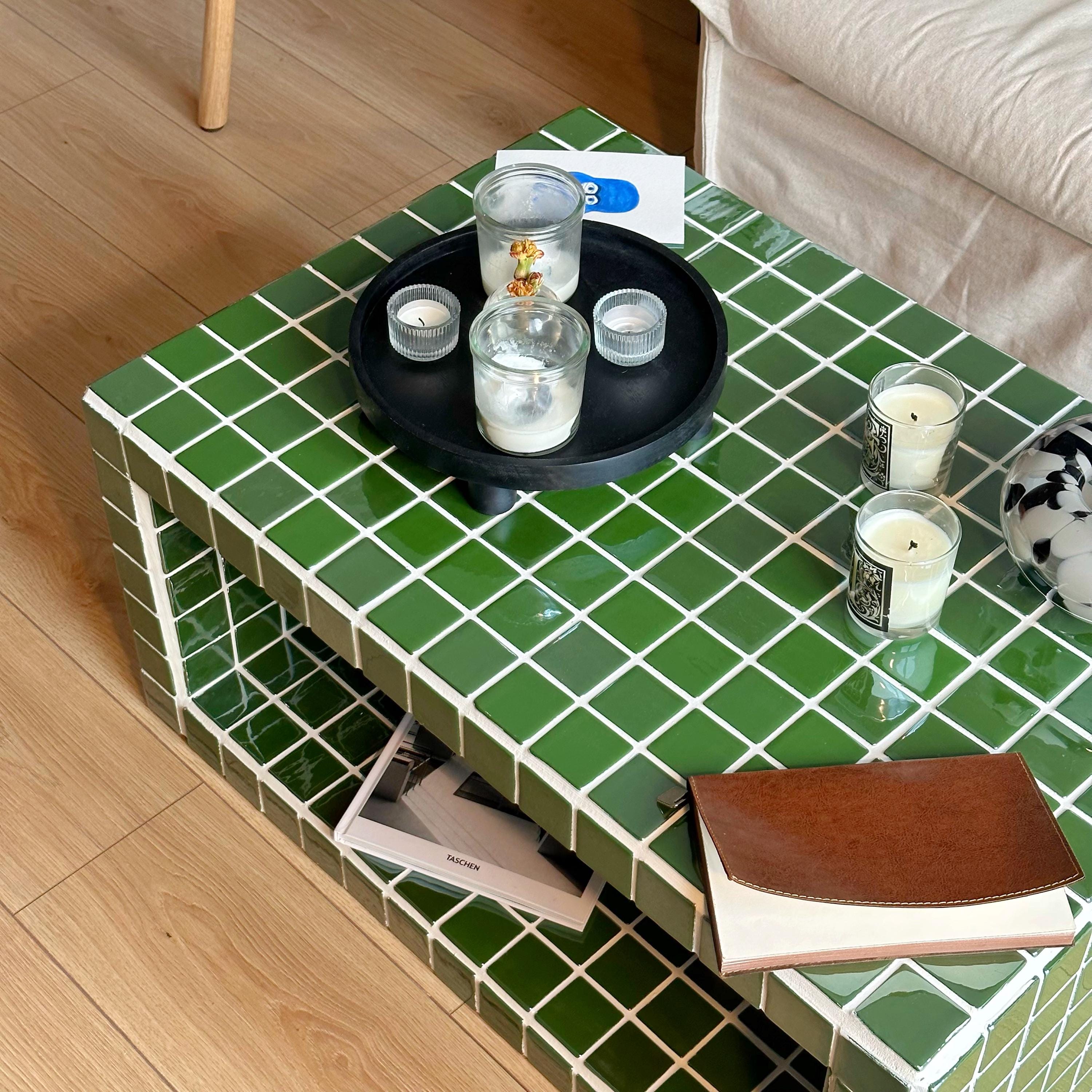 Tiled Coffee Table, Big Shoey - Etsy