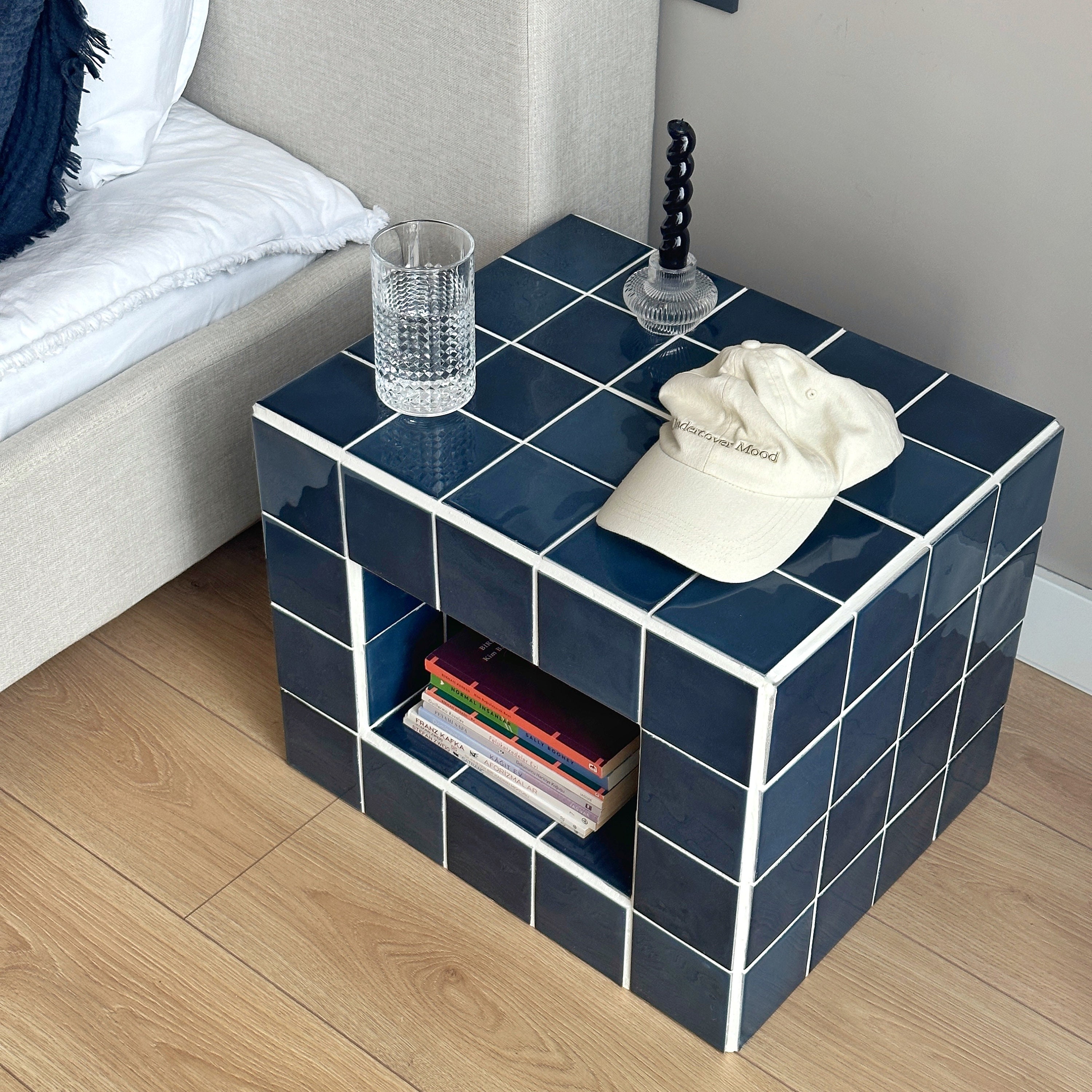 Tiled Side Table, Retro - Etsy