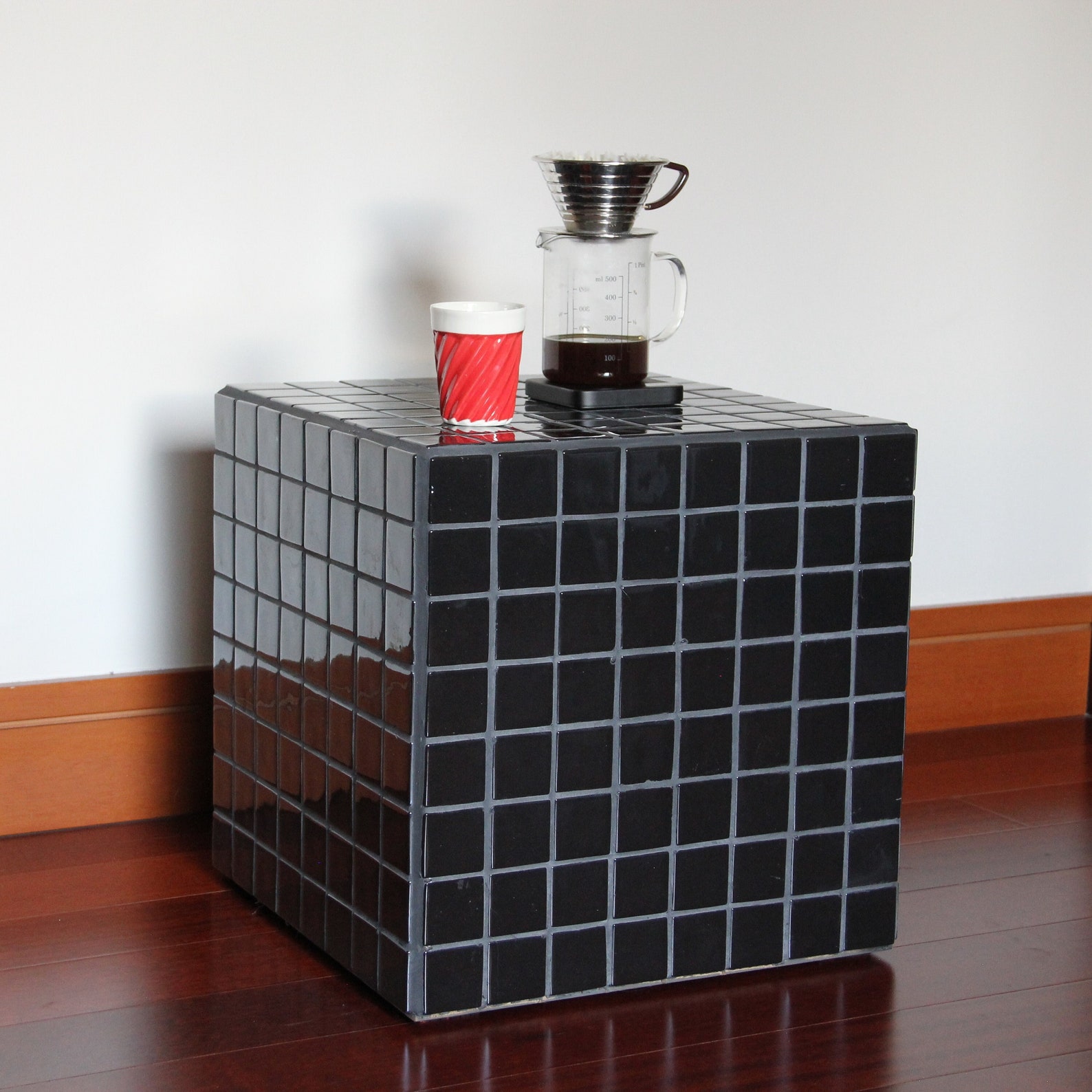 Tiled Cube Table, Box - Etsy