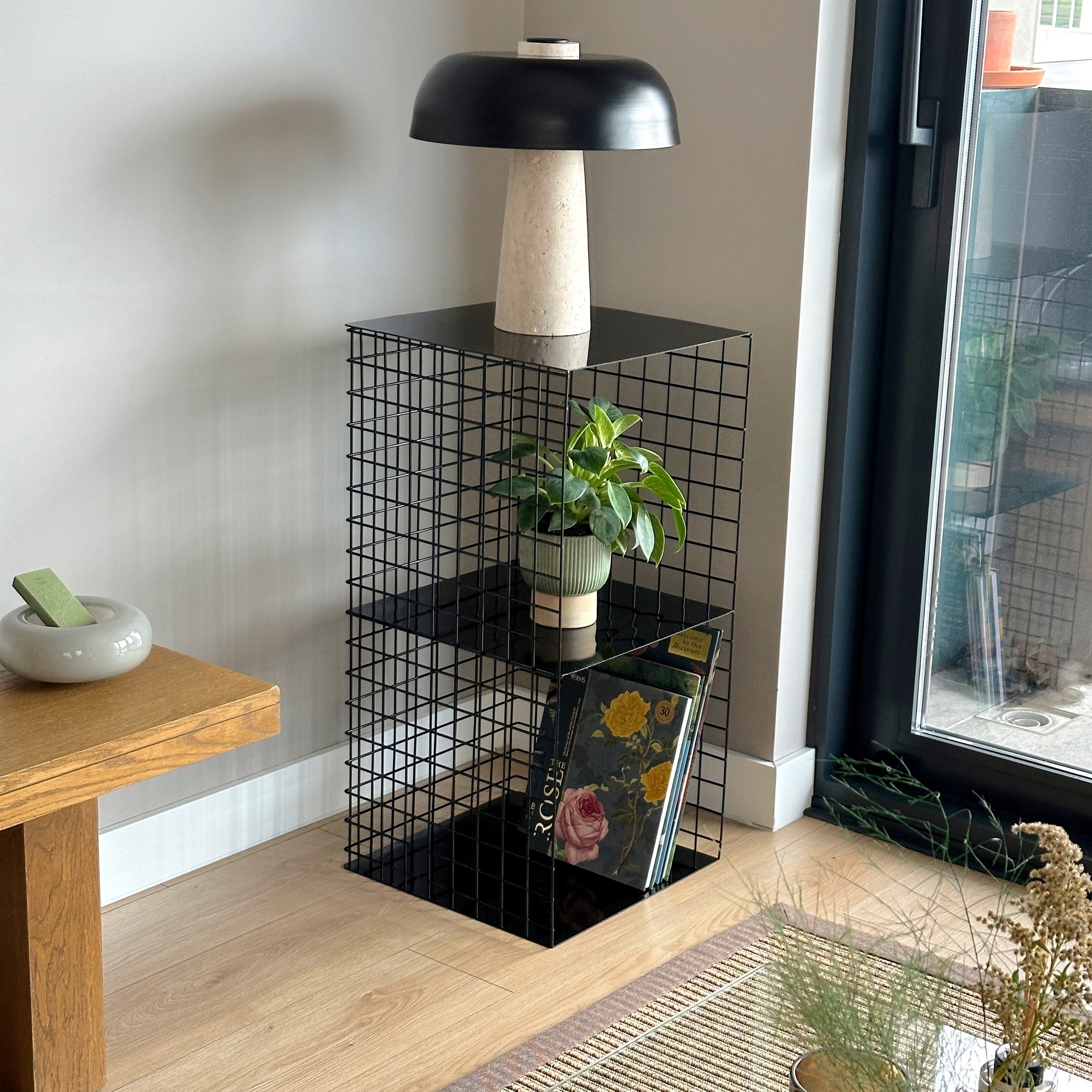 Metal Wire Mesh Bookshelf, Mesh - Etsy