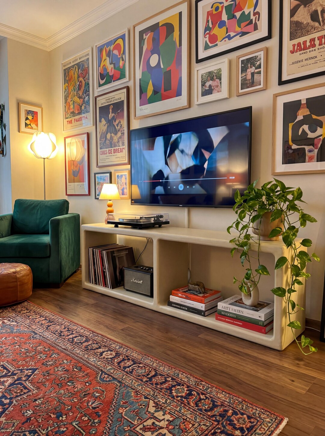 Luno Tv Unit, Micro Concrete Texture - Etsy