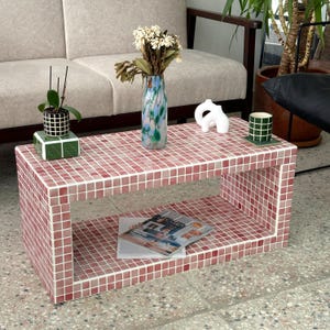 Tiled Coffee Table/shoe Rack, Shoey - Etsy