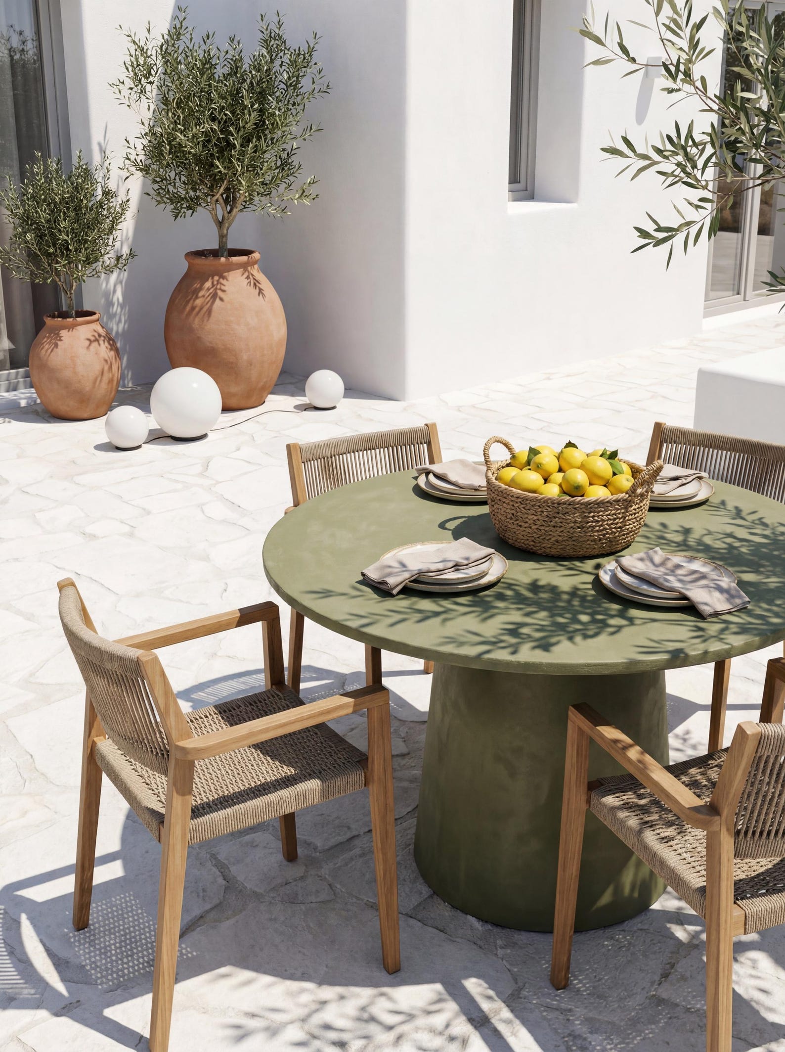 Orbit Dining Table, Micro Concrete Texture - Etsy