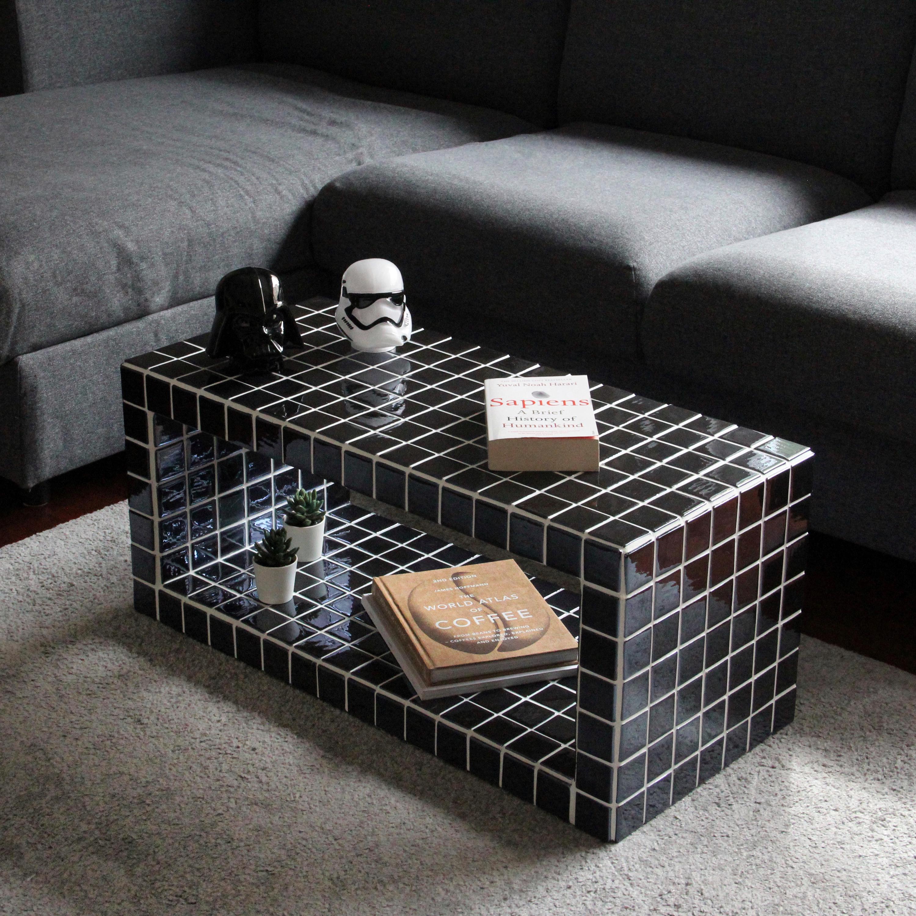 Tiled Coffee Table/shoe Rack, Shoey M - Etsy