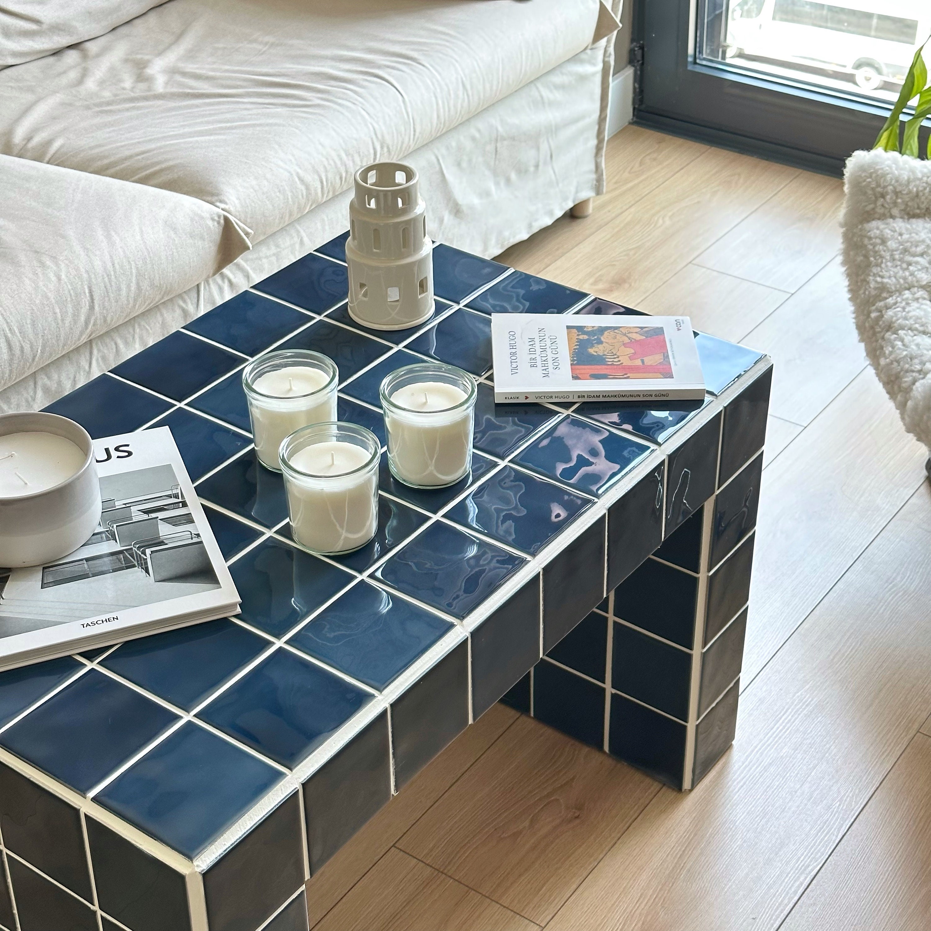 Tiled Coffee Table, Retro - Etsy