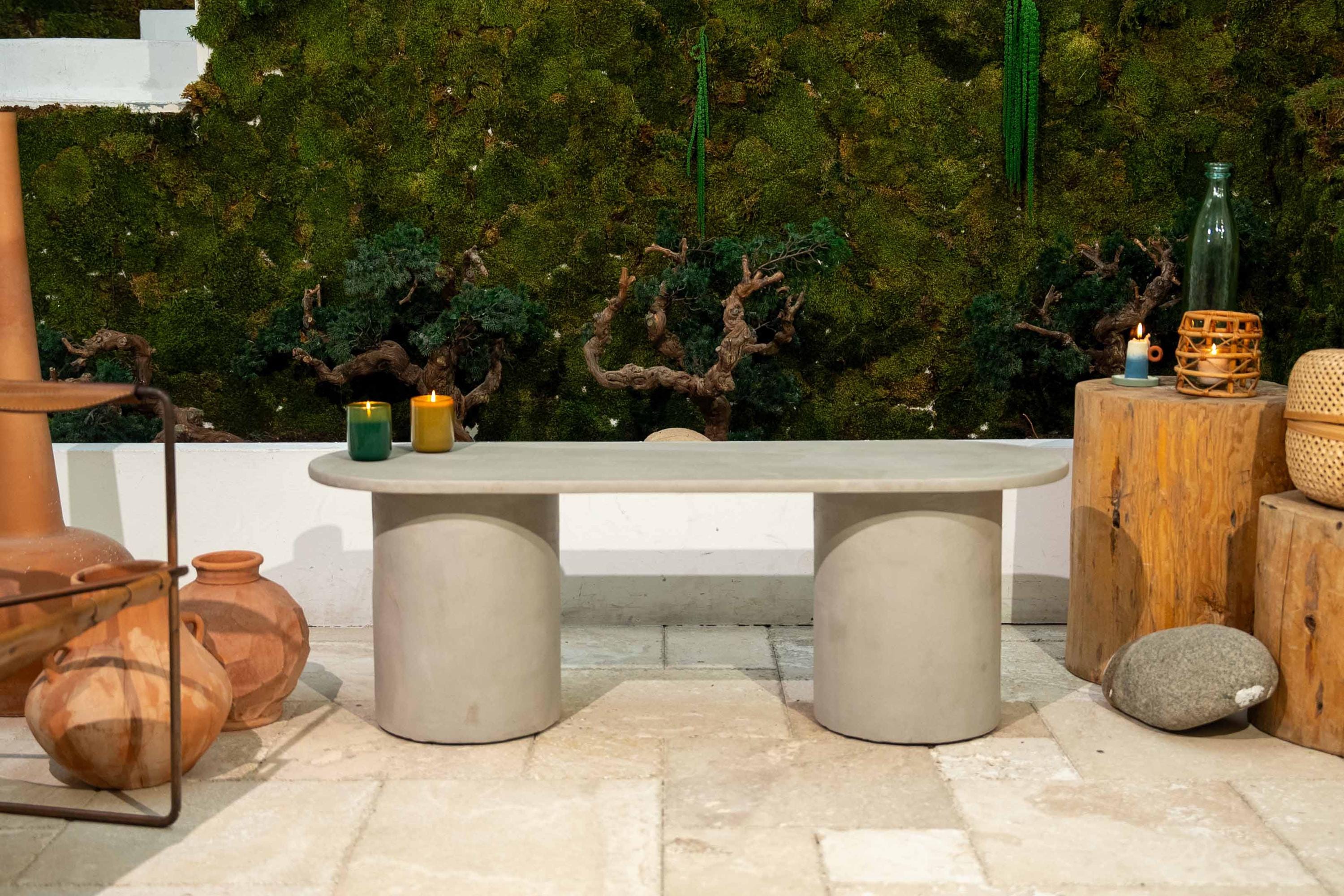 Orbit Bench, Concrete Texture - Etsy