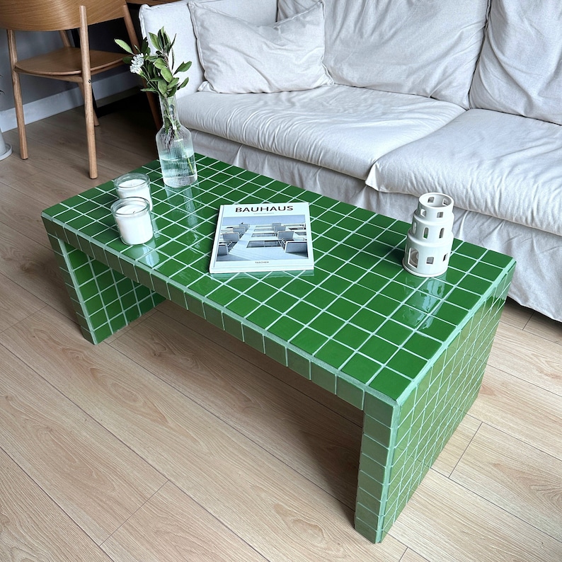 Tiled Coffee Table, Vividus - Etsy