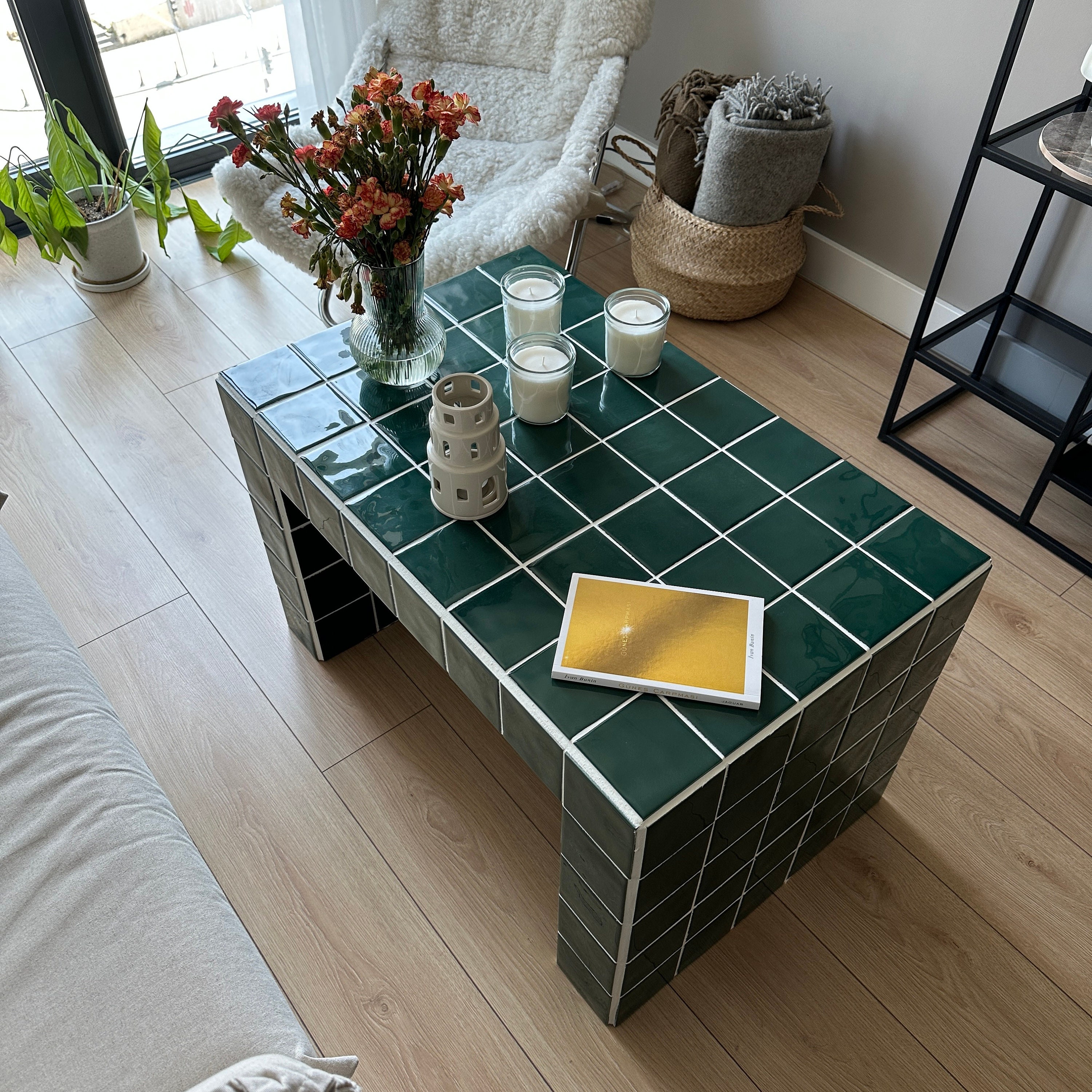 Tiled Coffee Table, Retro - Etsy