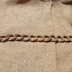 Rustic Chain Vintage Chain Old Rusted Chain Link Chain Rusty | Etsy