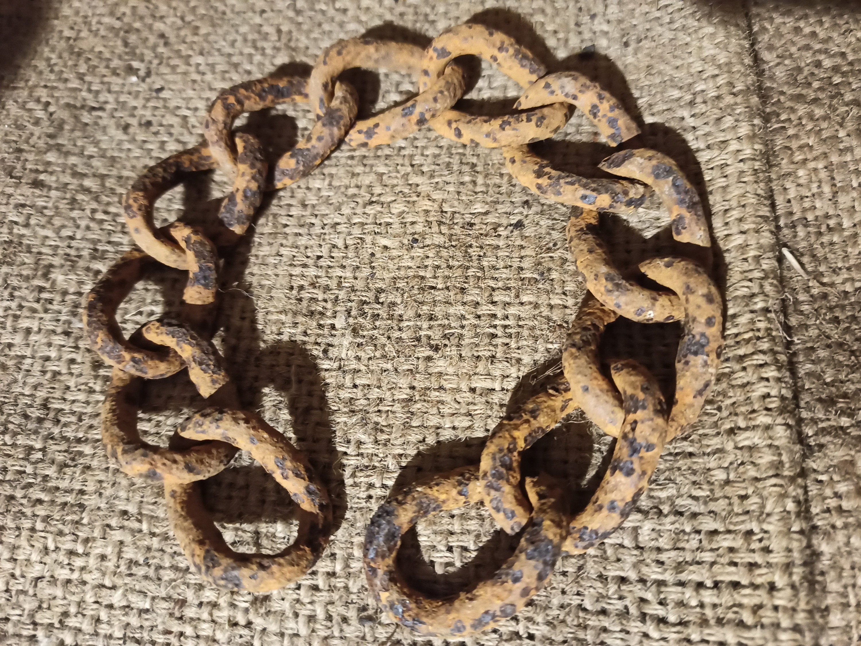 Rustic Chain Vintage Chain Old Rusted Chain Link Chain Rusty Chain ...