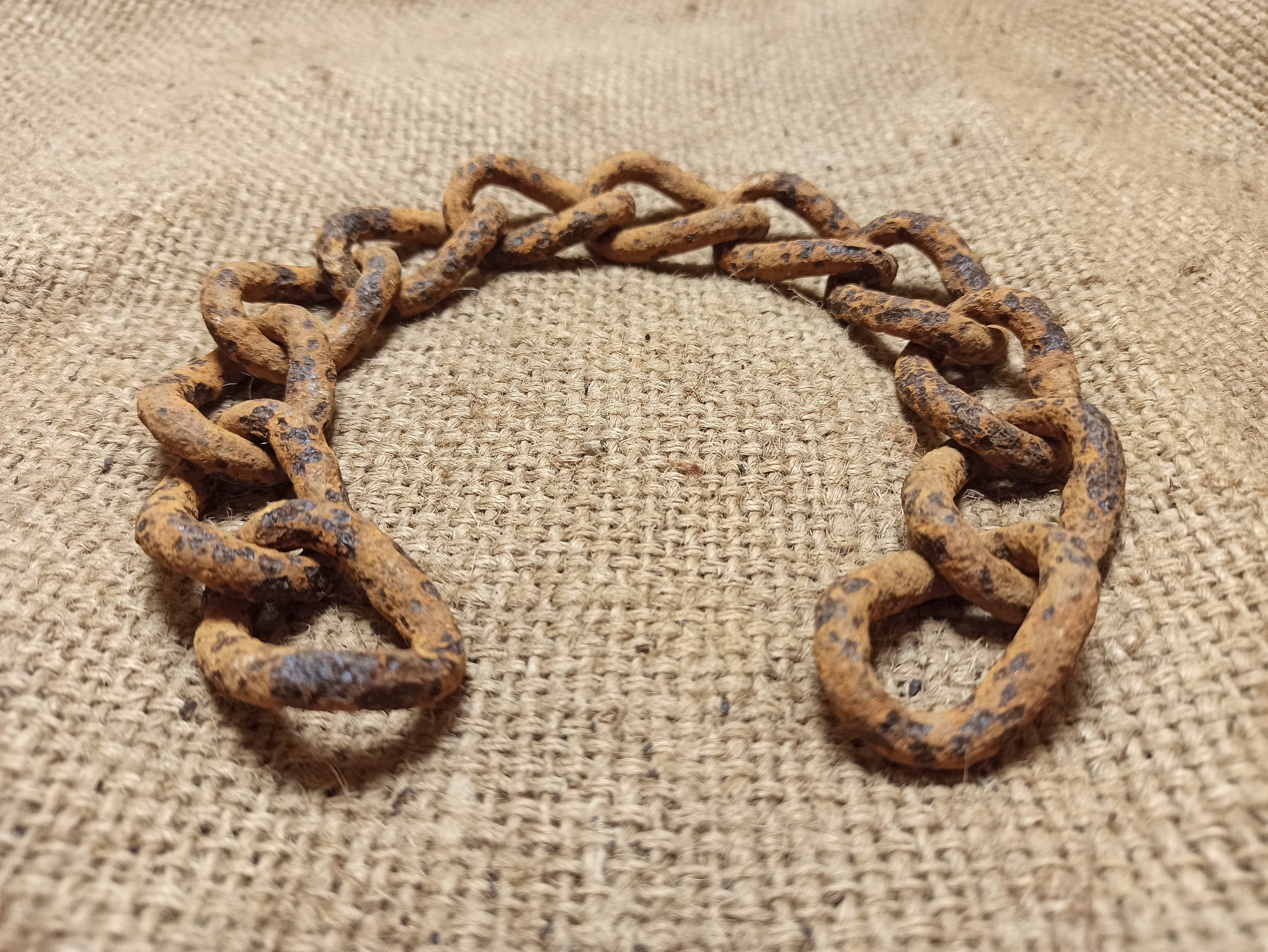 Rustic Chain Vintage Chain Old Rusted Chain Link Chain Rusty Chain ...