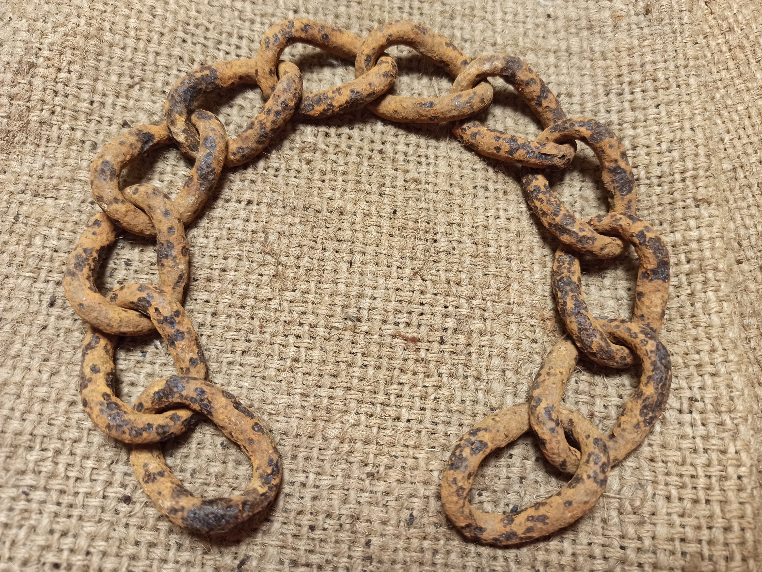 Rustic Chain Vintage Chain Old Rusted Chain Link Chain Rusty Chain ...