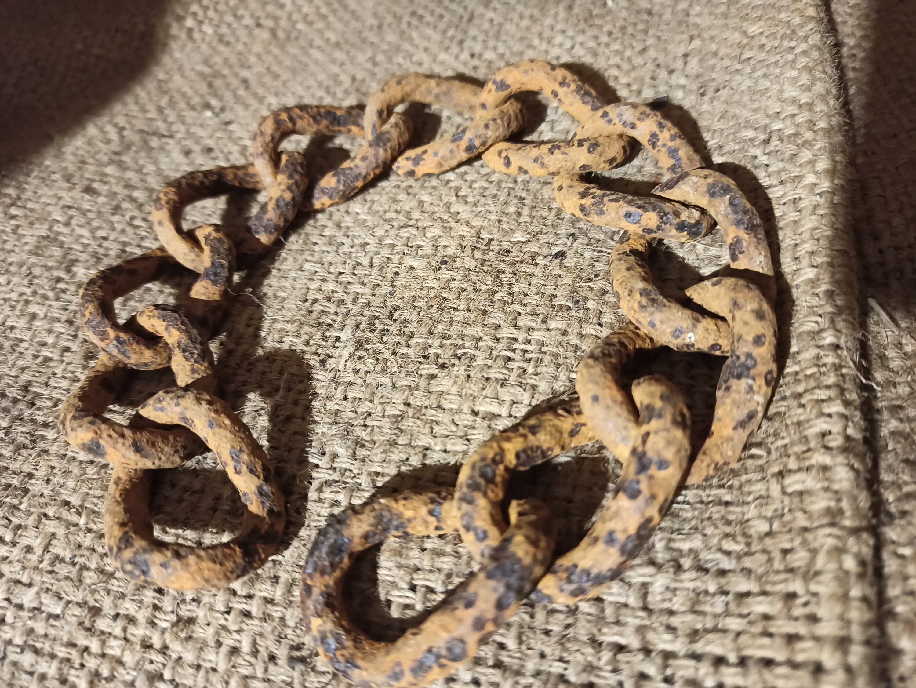 Rustic Chain Vintage Chain Old Rusted Chain Link Chain Rusty Chain ...