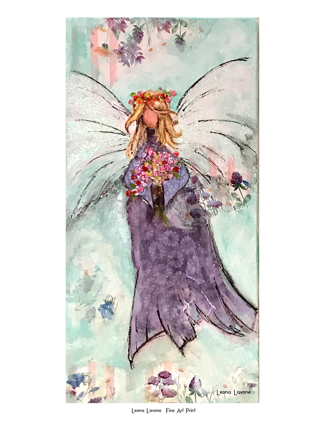 Angel Print of My Original Art. Create, Inspire, Dream. Guardian Angel ...