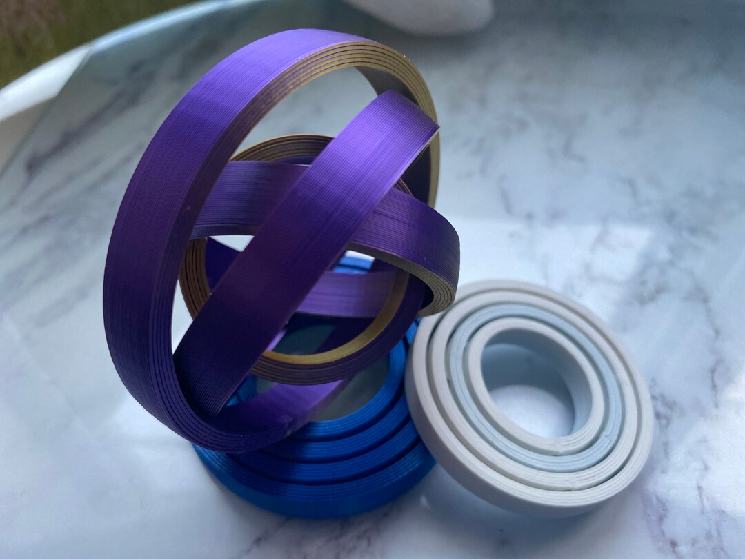 Planetary Gyro Fidget 3d Printed Gyro Fidget Tinker Toys Edc Collection Etsy