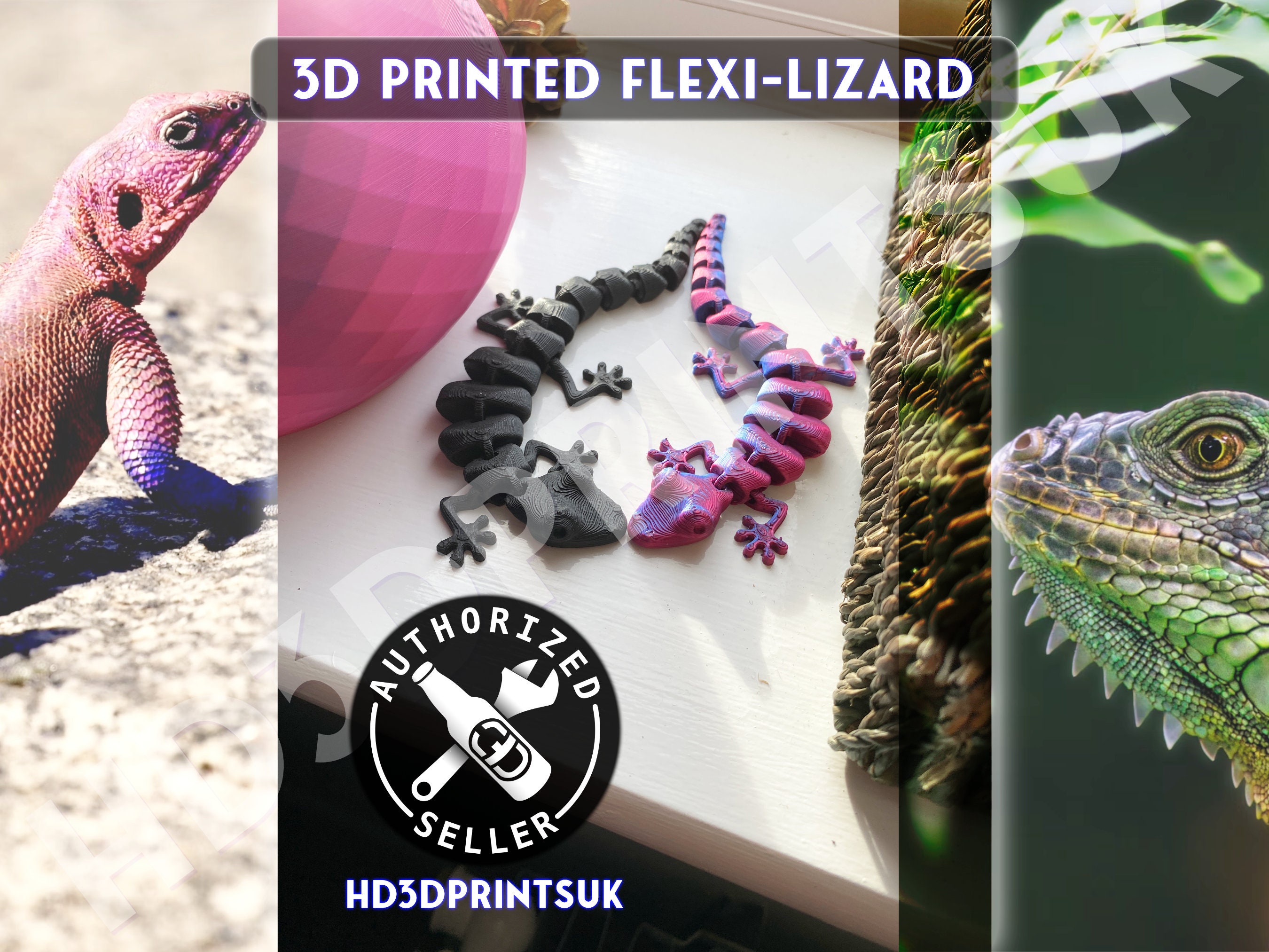 The 3d-printed Articulated Lizard Fidget Toy for Fun and - Etsy Australia